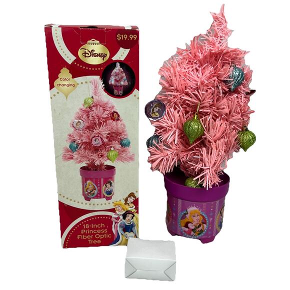 Accents | Vintage Disney 18 Inch Princess Fiber Optic Tree With Box ...
